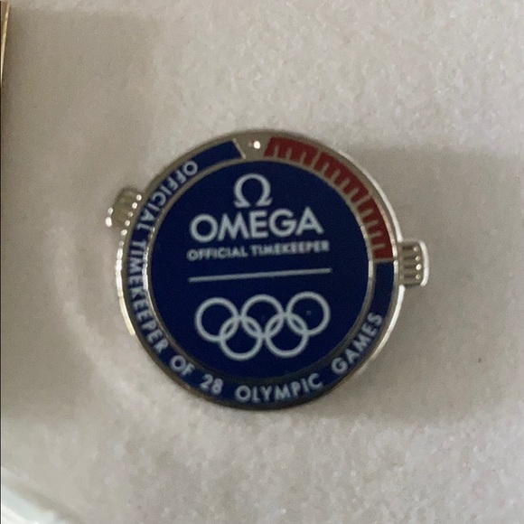 Omega | Jewelry | Omega Collectible 28 Olympic Pin Set Of 4 In Box ...